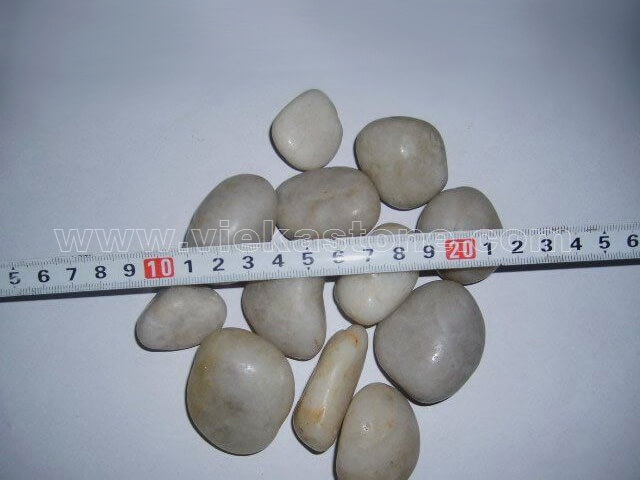 Polished White Pebble - VIEKA - Natural Culture Stone, Slate Stacked ...