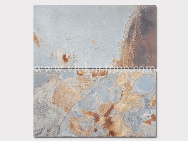 Rusty Slate Tile 60cm - VIEKA - Natural Culture Stone, Slate Stacked ...