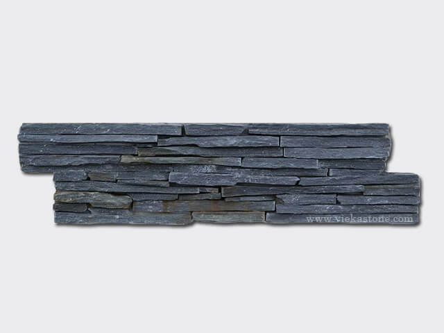 Black Slate Cement Wall Stone Panel CP016 - VIEKA - Natural Culture ...