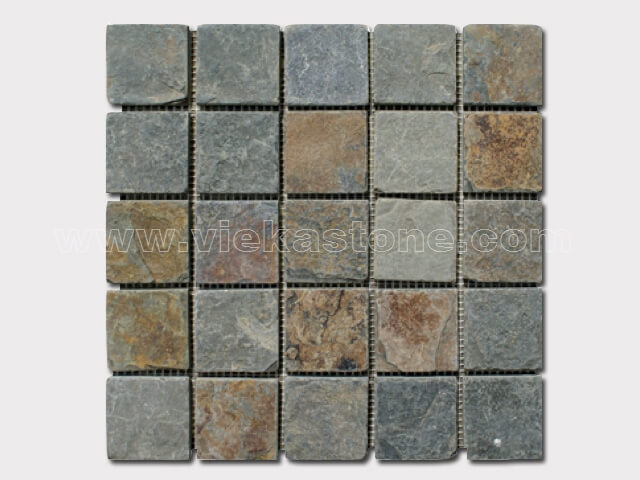 Slate Mosaic Pattern Tile 015 - VIEKA - Natural Culture Stone, Slate ...