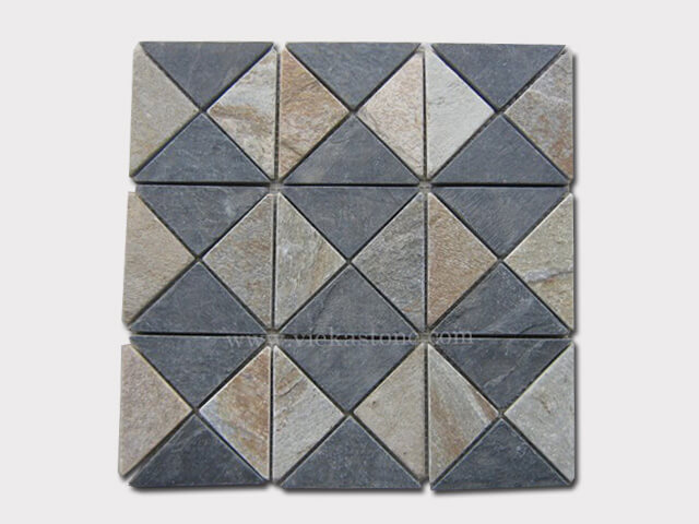 Slate Mosaic Pattern Tile 046 - VIEKA - Natural Culture Stone, Slate ...