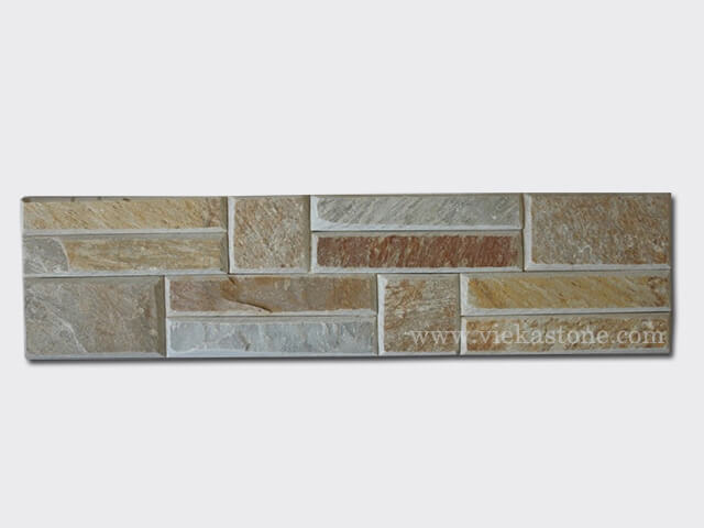 Beige Slate Stone Panels Wall Cladding RP067 - VIEKA - Natural Culture ...