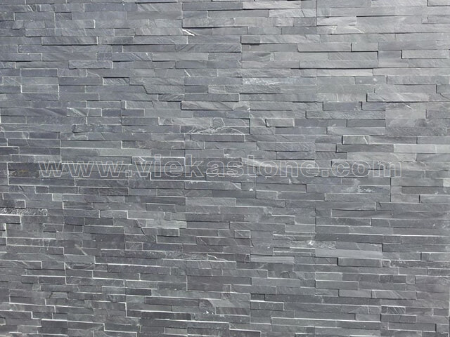 Charcoal Black Slate Stone Panel Wall Cladding RP002 - VIEKA - Natural ...