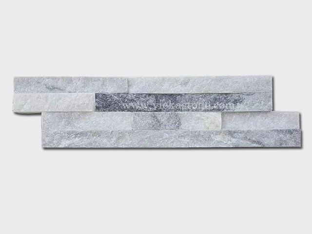 Cloud Grey Quartz Stone Cladding Wall Panels ZP009 - VIEKA - Natural ...
