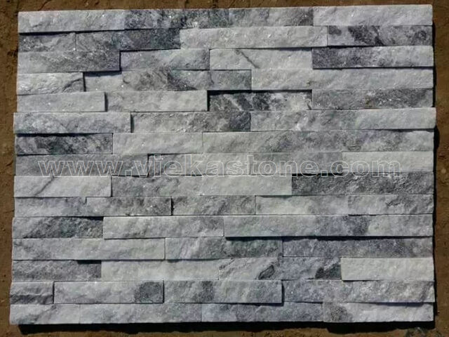 Cloud Grey Quartz Stone Panel Wall Cladding RP008 - VIEKA - Natural ...