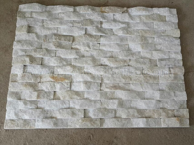 Cream White Quartz Stone Panels Wall Cladding RP055 - VIEKA - Natural ...