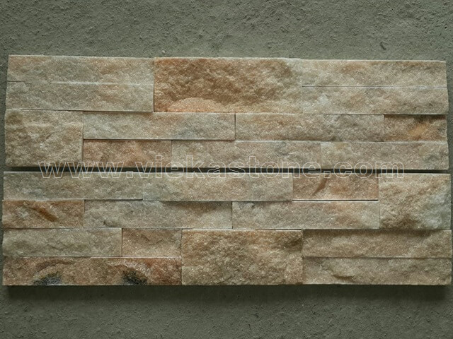 Crystal Pink Stone Panels Wall Cladding RP062 - VIEKA - Natural Culture ...