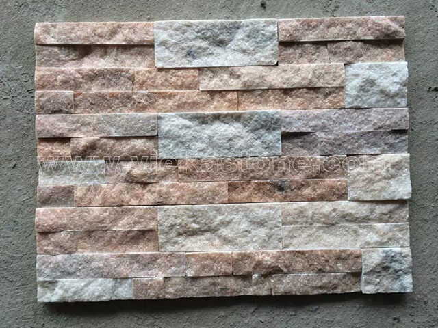 Crystal Pink Stone Panels Wall Cladding RP062 - VIEKA - Natural Culture ...