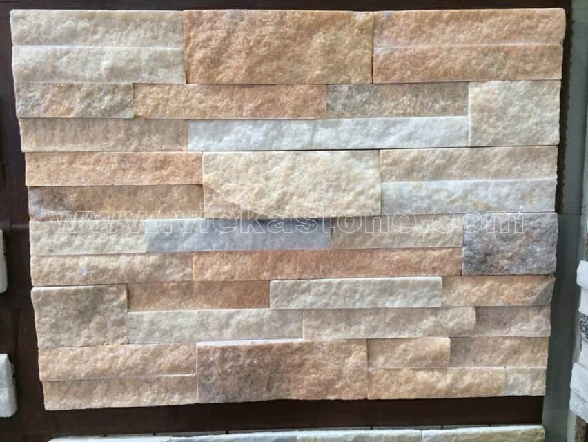 Crystal Pink Stone Panels Wall Cladding RP062 - VIEKA - Natural Culture ...