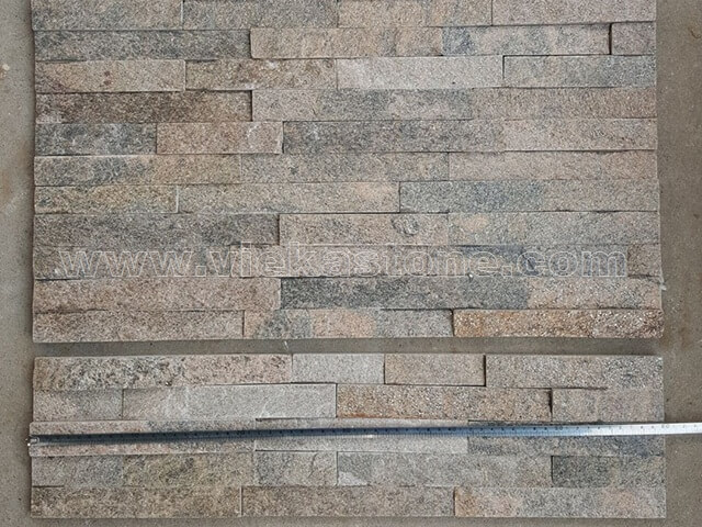 Grey Quartz Stone Panel Wall Cladding RP015 - VIEKA - Natural Culture ...