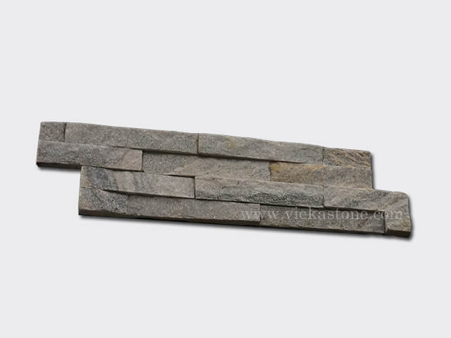 Grey Quartz Stone Cladding Wall Panels ZP014 - VIEKA - Natural Culture ...