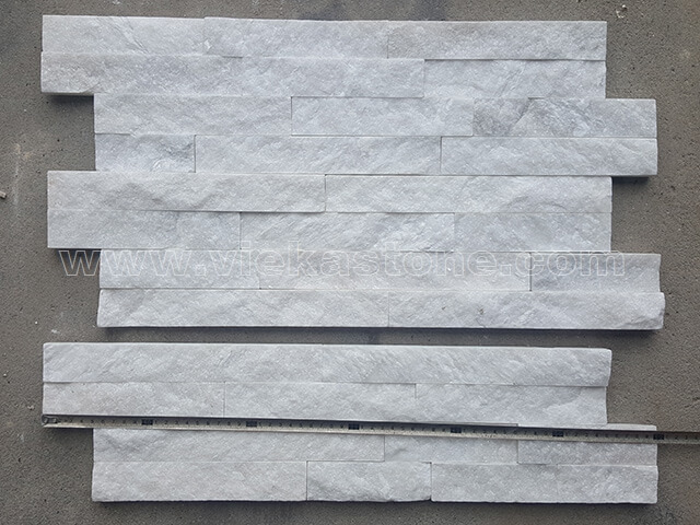 Snow White Quartz Stone Claddings Wall Panels ZP008 - VIEKA - Natural ...