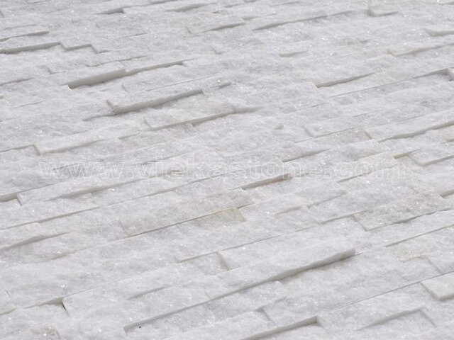 Snow White Quartz Stone Panel Wall Cladding RP007 - VIEKA - Natural ...