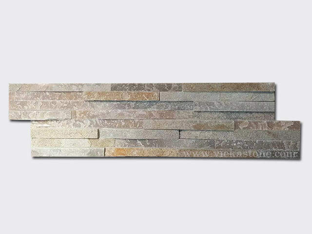 Beige Slate Stone Cladding Wall Panel ZP024 - VIEKA - Natural Culture ...