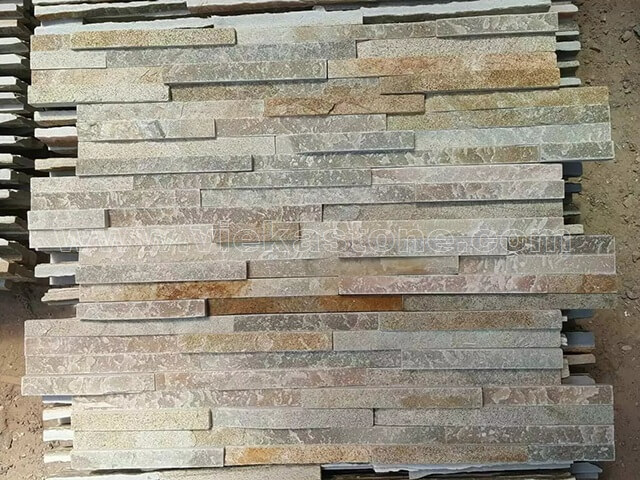 Beige Slate Stone Cladding Wall Panel ZP024 - VIEKA - Natural Culture ...